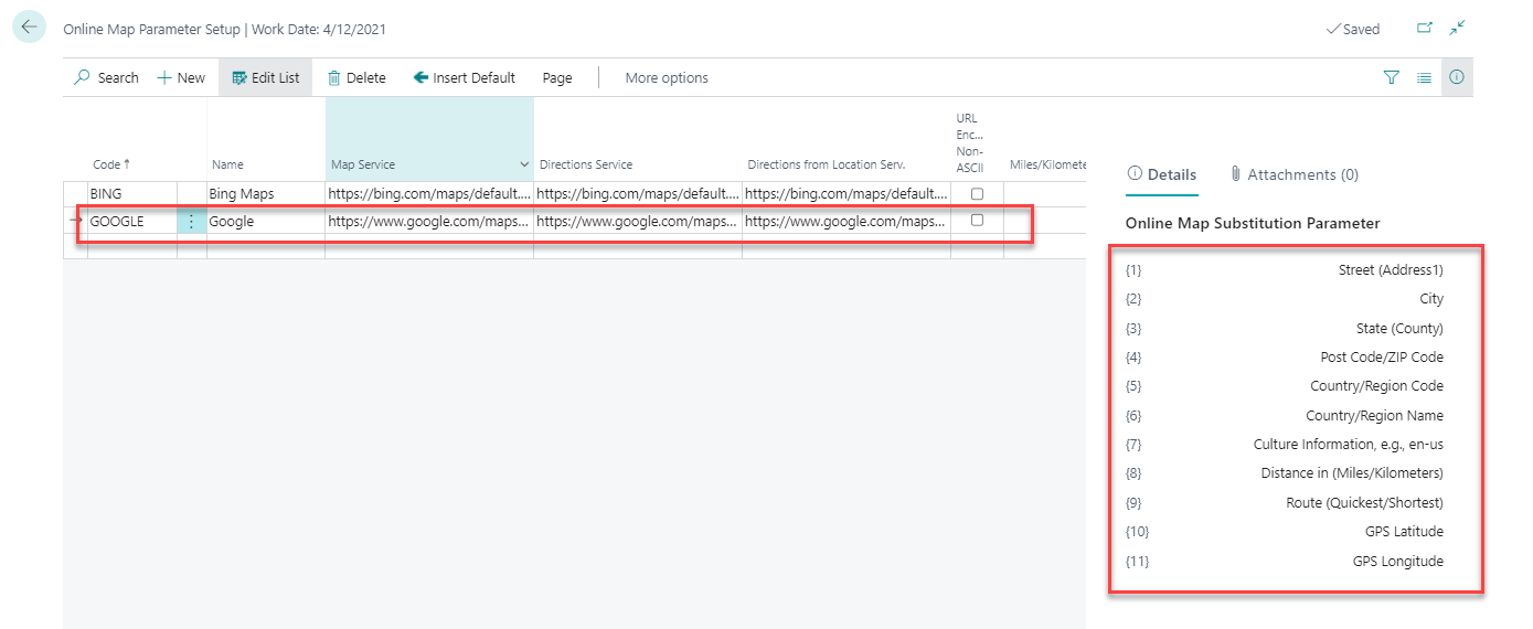 Microsoft Dynamics Business Central– Online Map – A1 Dynamics